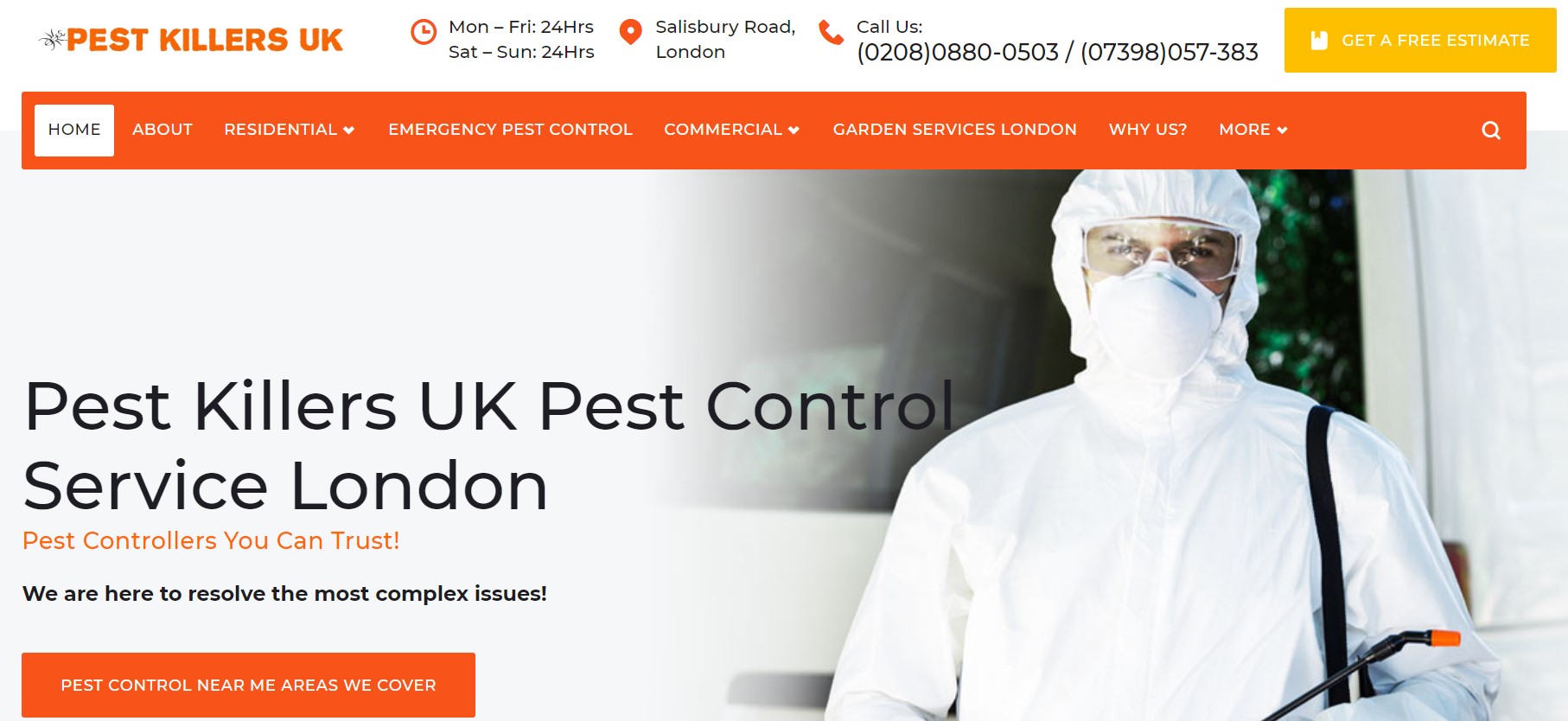 Top 13 Pest Control Services Companies in London | London Business News